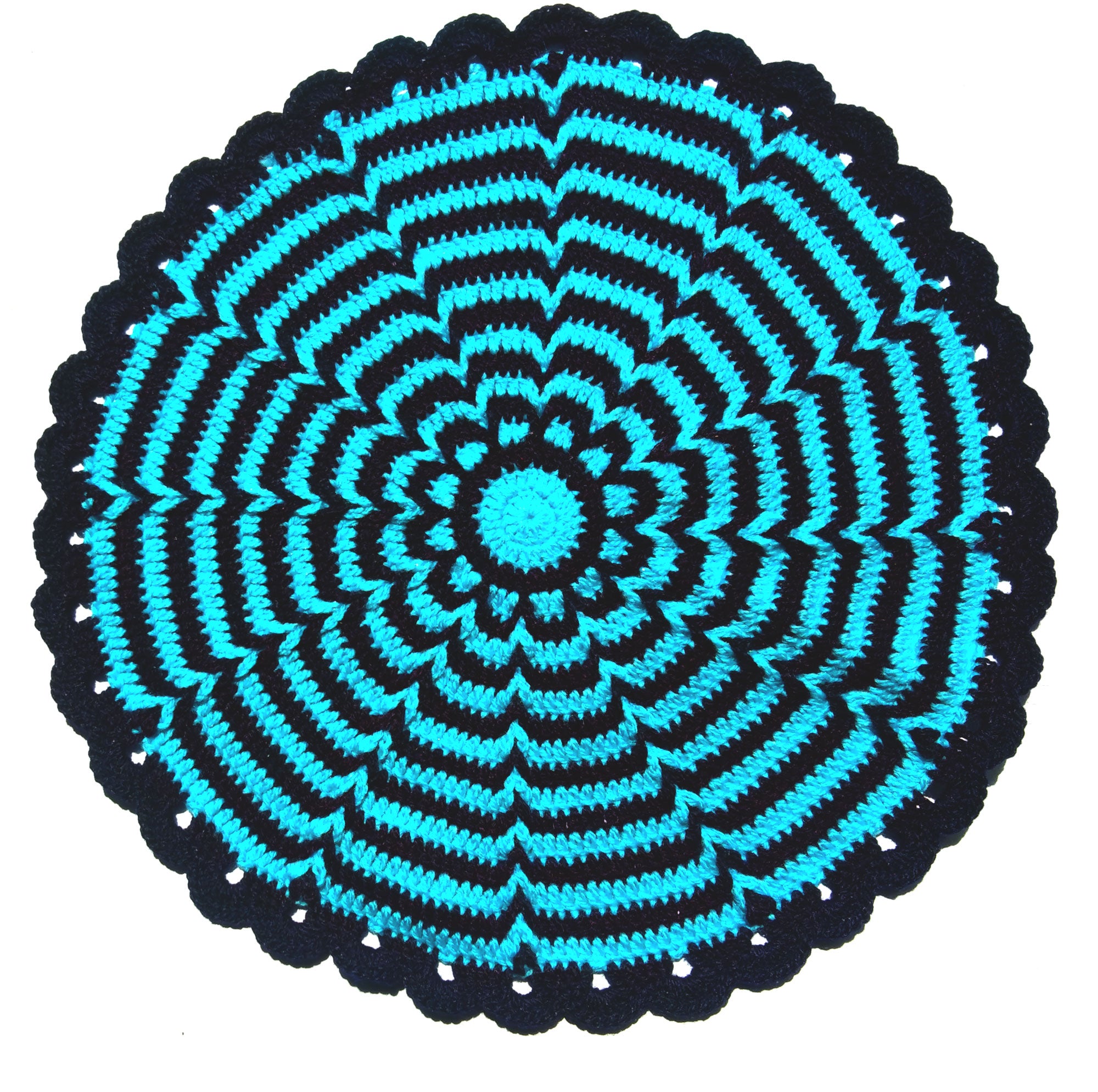 Handmade Woolen (17"inch. Diameter ) Round Shape Thalposh